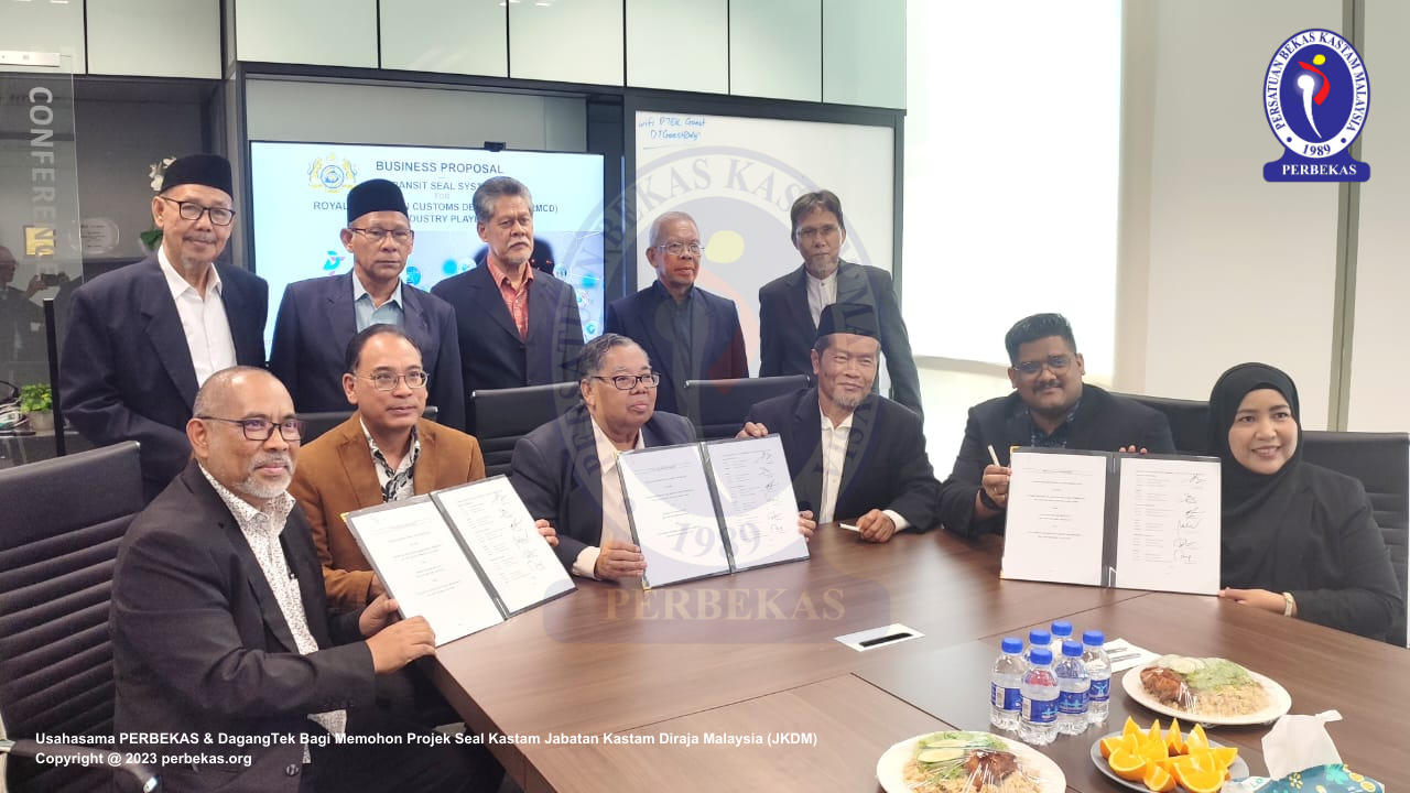 Usahasama PERBEKAS & DagangTEK bagi Memohon Projek Seal Kastam Jabatan ...